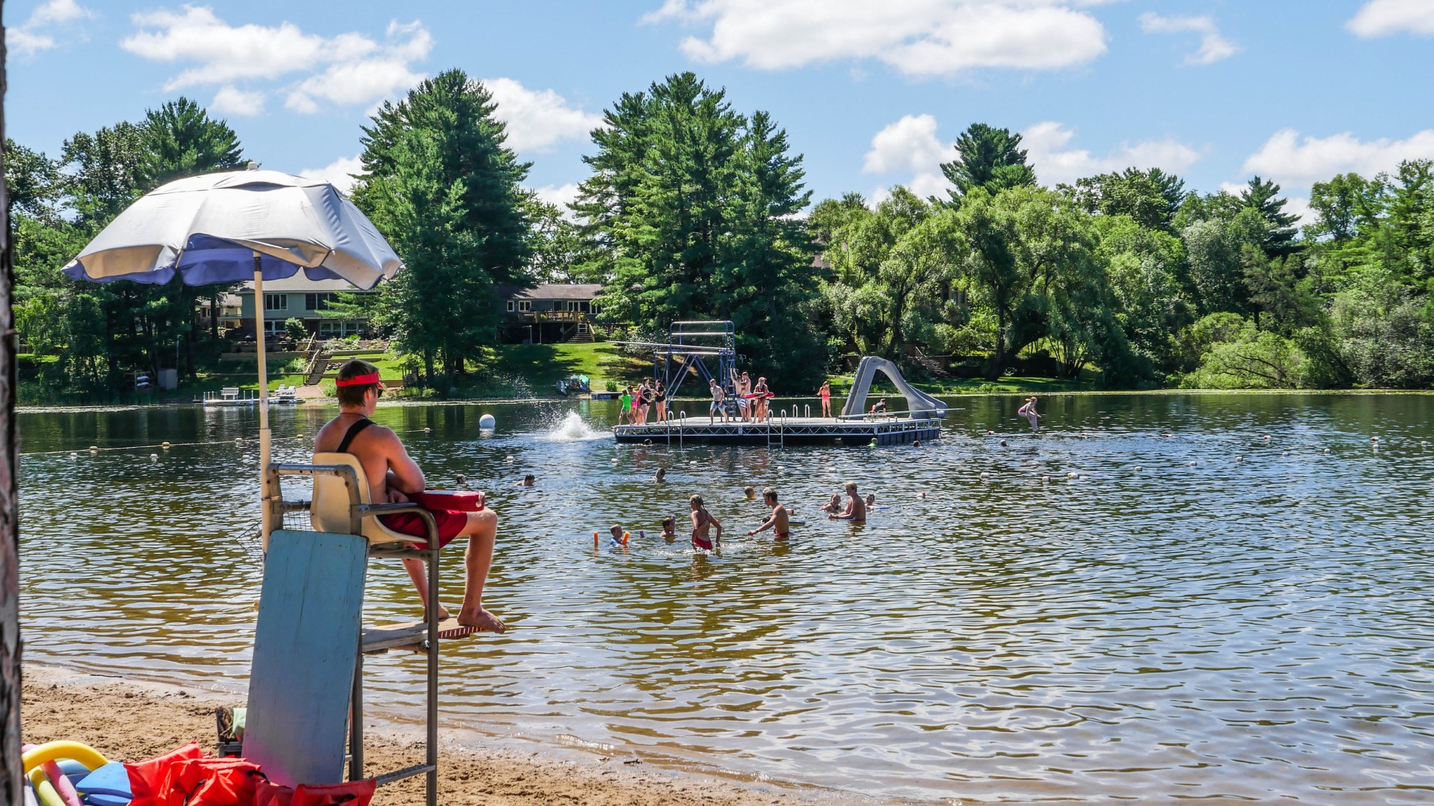 South Park Beach City Of Waupaca Wi