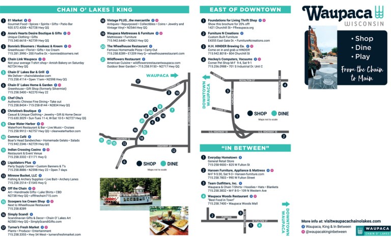 Downtown Waupaca – City of Waupaca, WI