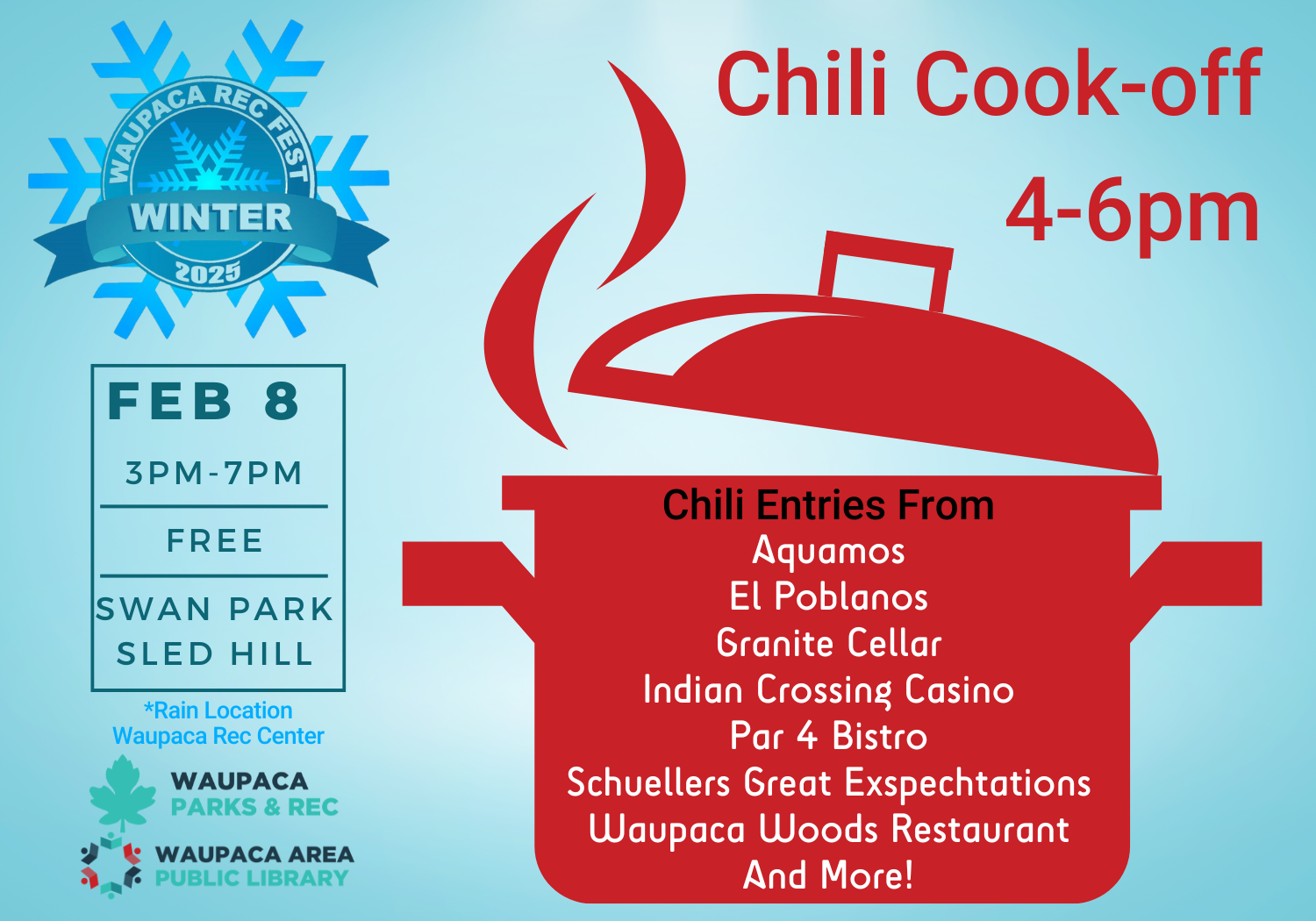 Winter Rec Fest – City of Waupaca, WI